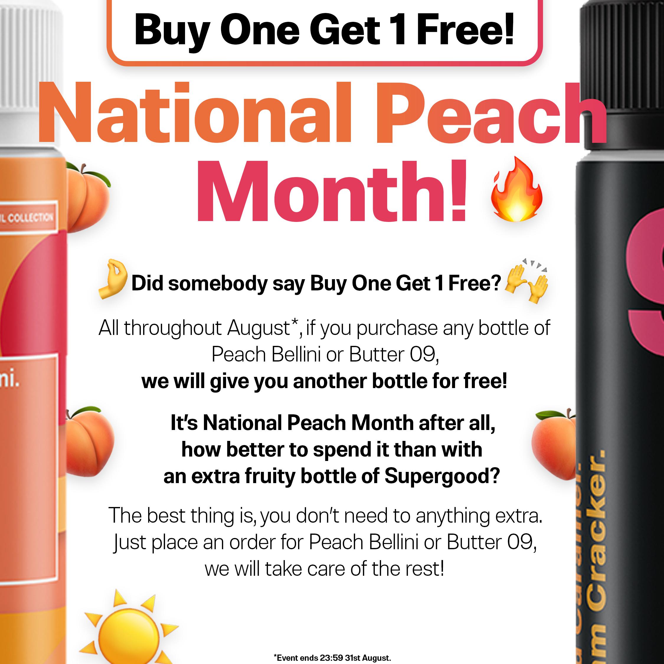 National Peach Month. | We Are Supergood.