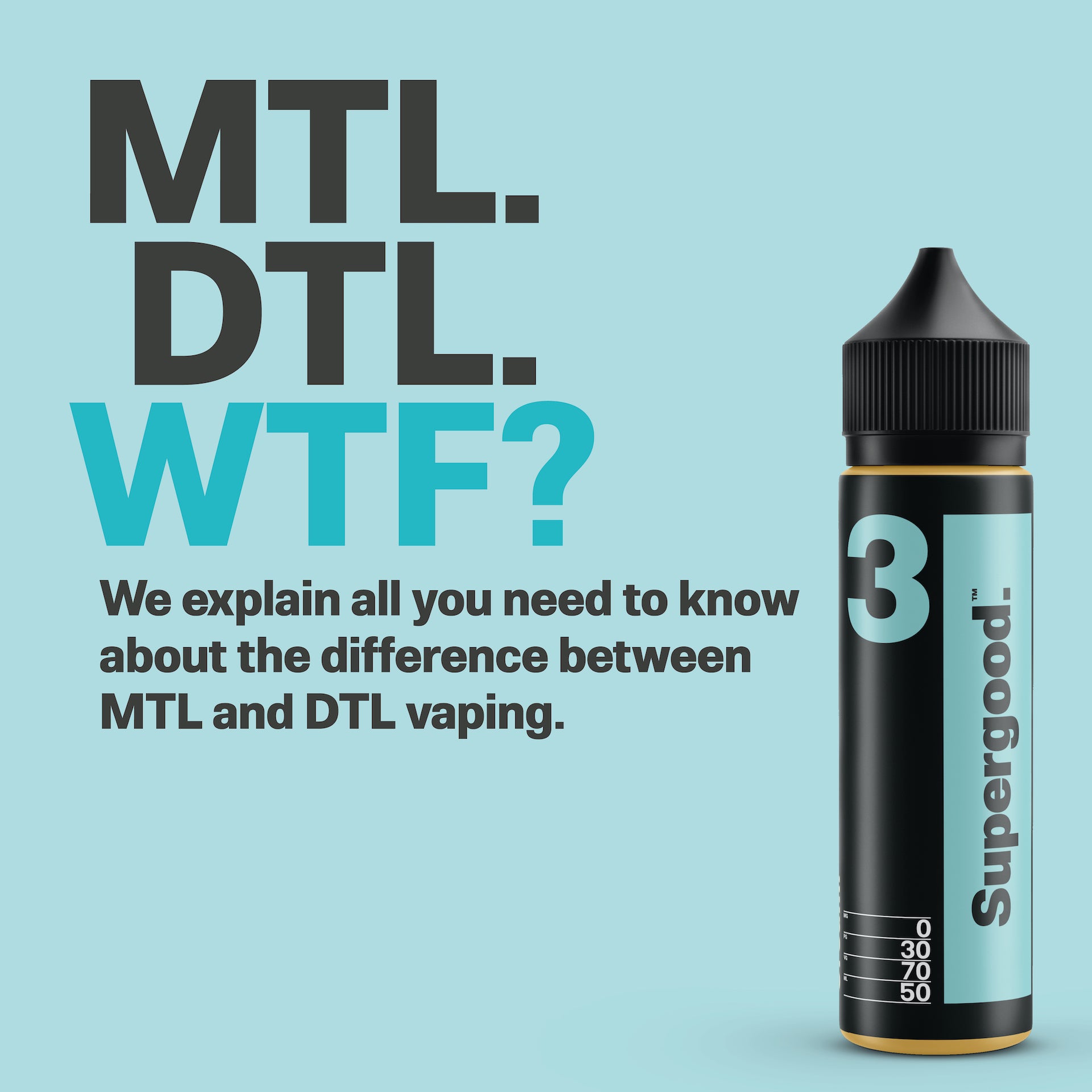 DTL & MTL Vaping Explained. | We Are Supergood.